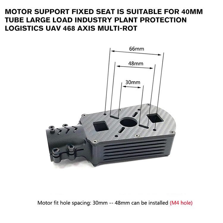 motor support fixed seat is suitable for 35mm tube large load industry ...