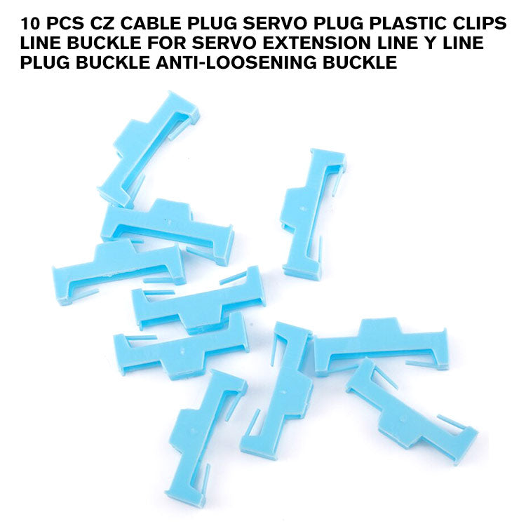 10 Pcs CZ Cable Plug Servo Plug Plastic Clips Line Buckle for Servo Ex ...