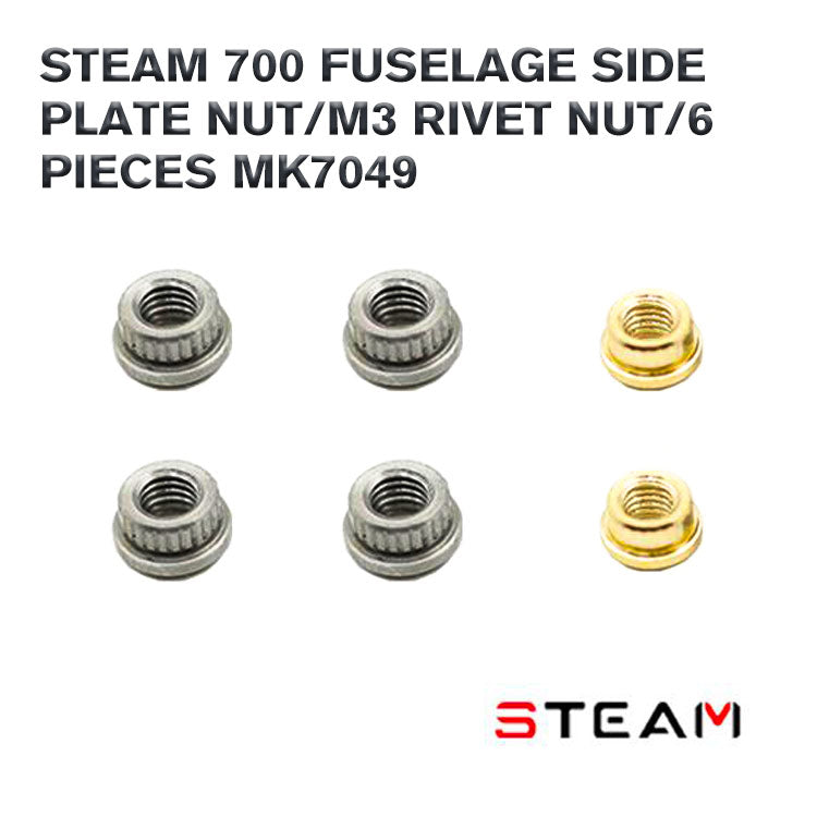 Steam 700 fuselage side plate nut/M3 rivet nut/6 pieces MK7049 – iNsightFPV