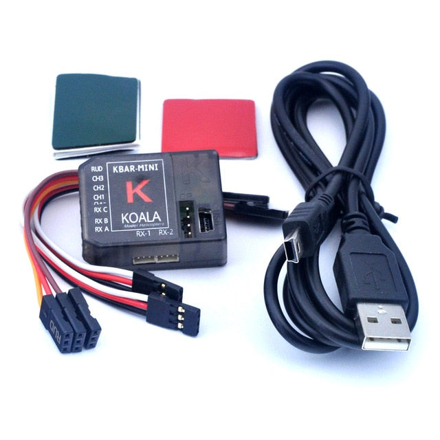 High-Speed Mini GV8000 / KBAR 3 Axis Gyro Flybarless System For ALIGN ...